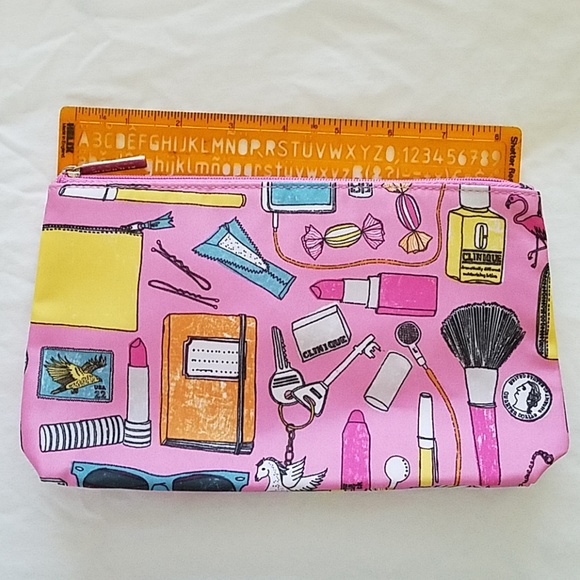 Clinique | Bags | Clinique Pink Makeup Bag | Poshmark